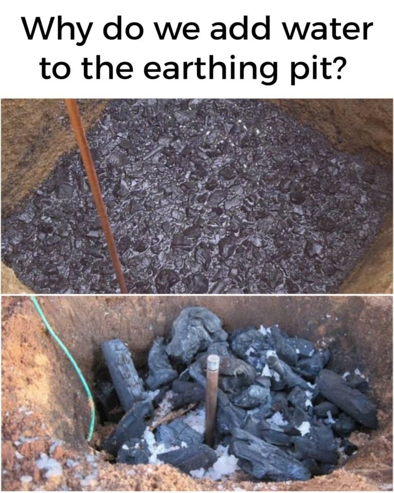 Why do we add water to the earthing pit? - Mechanical Engineering