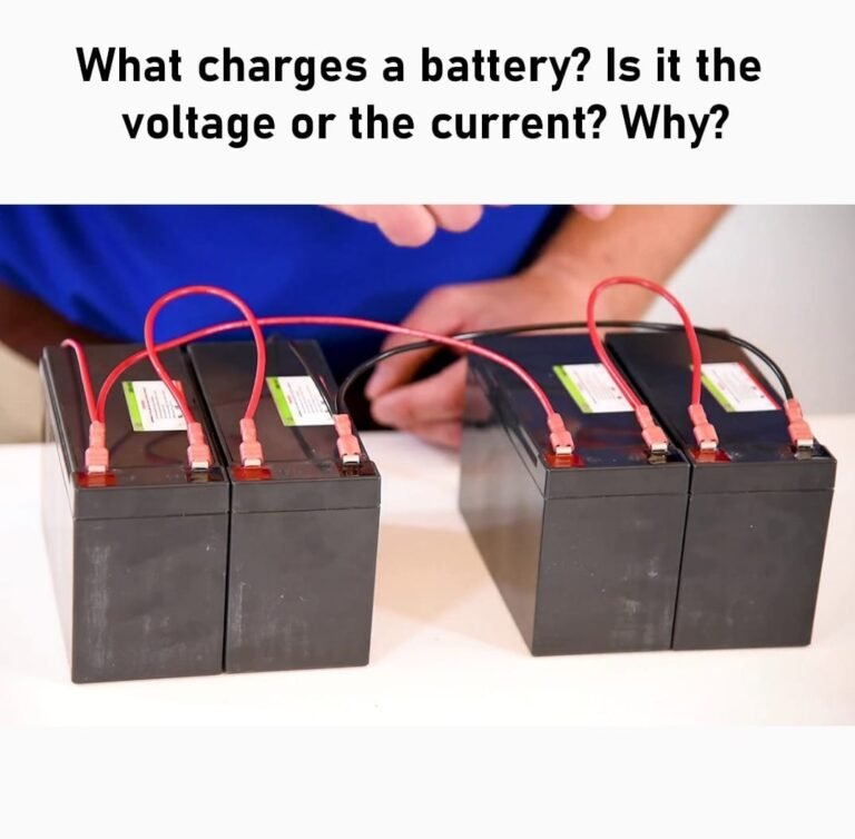 What charges a battery? Is it the voltage or the current? Why ...